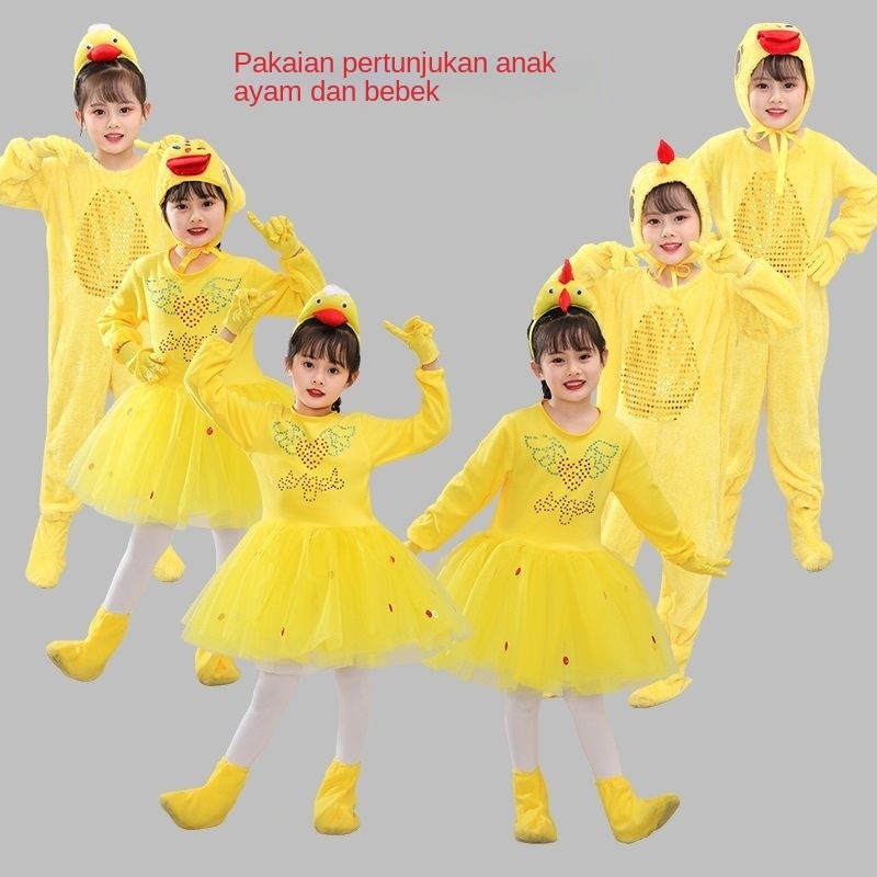 Jual Kostum Pertunjukan Bebek dan Ayam Kecil Anak-anak Kostum ...