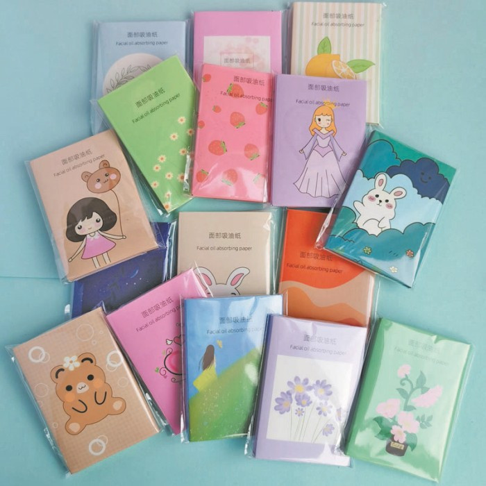 Jual BOP [1 PACK ISI 50 LEMBAR] KERTAS MINYAK WAJAH FACIAL OIL CONTROL ...