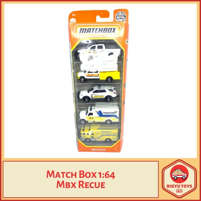 Jual Match Box 1:64 MBX Recue Matchbox Gift Pack | Shopee Indonesia