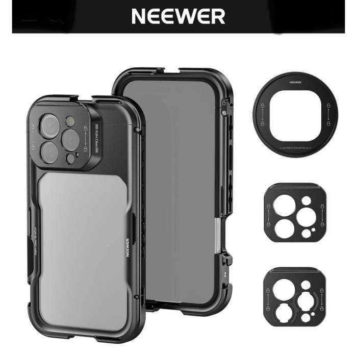Jual NEEWER PA074 Phone Cage Compatible for iPhone 16 Pro Max Mobile ...