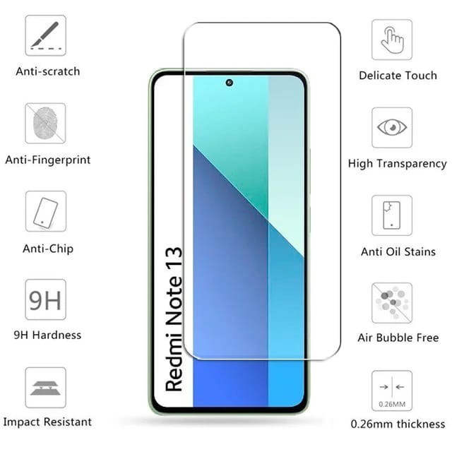 Jual CLEAR TEMPERED GLASS REDMI NOTE 13 PRO NOTE 12 PRO NOTE 11 PRO ...