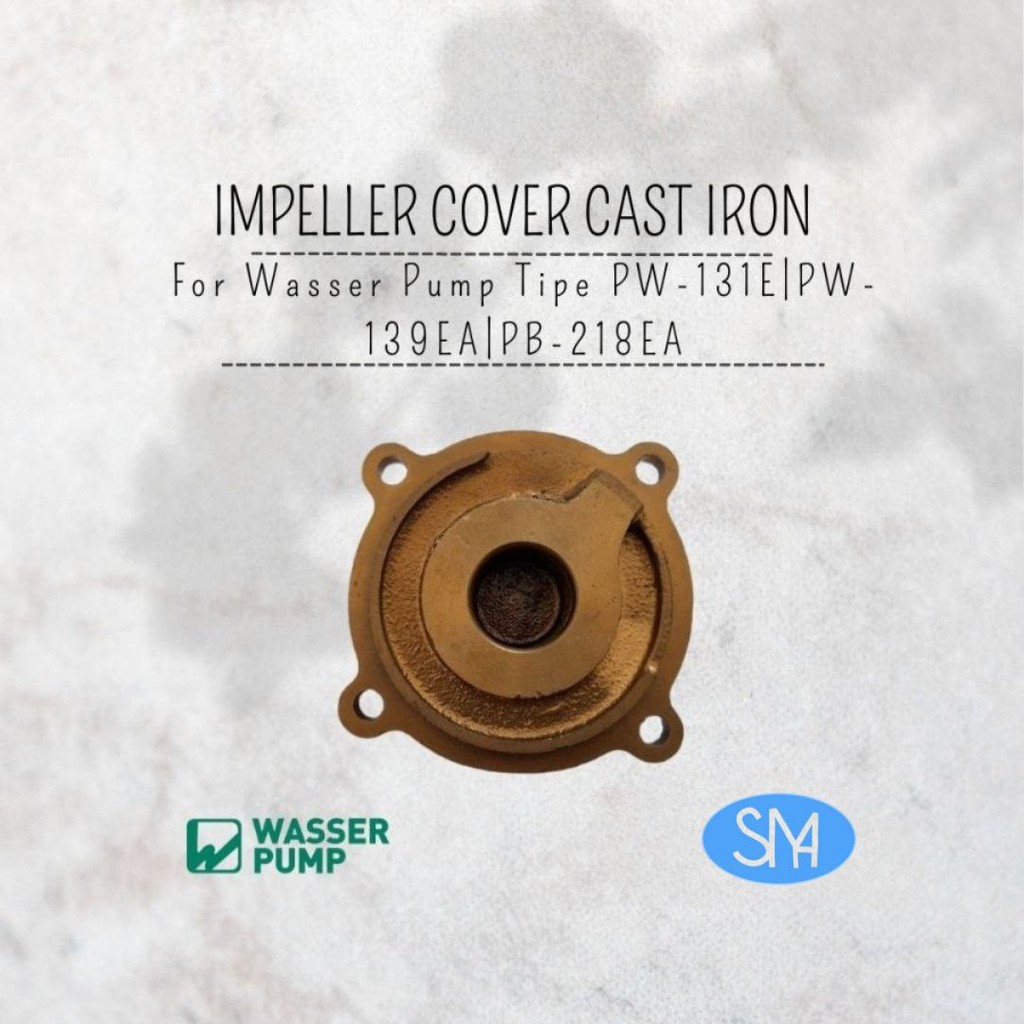 Jual Impeller Cover Cast Iron for Pompa Sumur Dangkal Wasser PW-131E ...