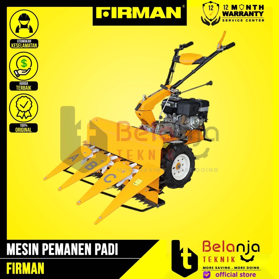 Jual Mesin Pemanen Padi Rumput FIRMAN FGR310 Grain Reaper Bensin FGR ...