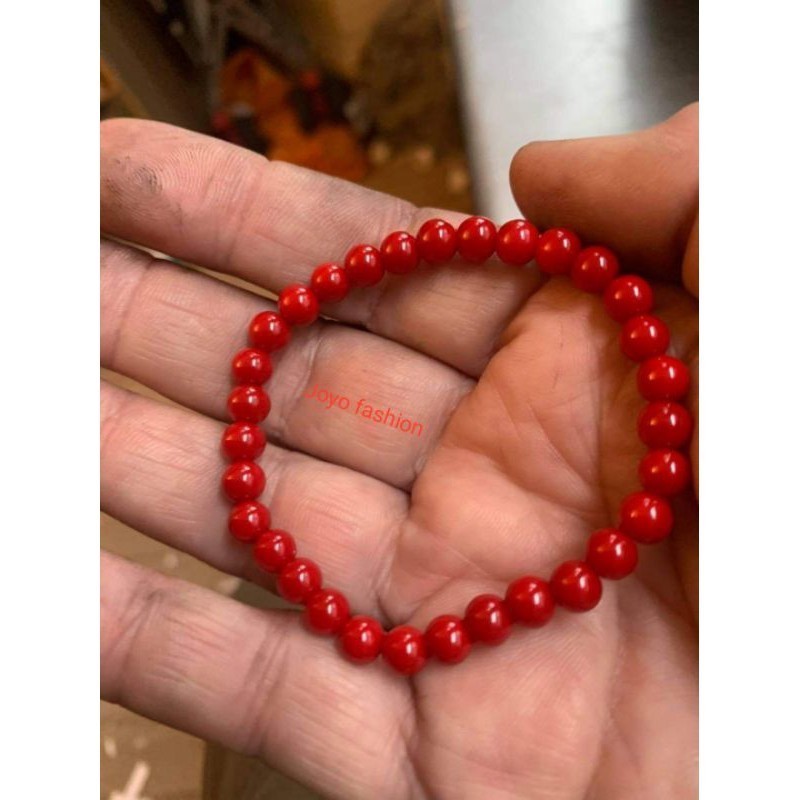 Jual GELANG TASBIH FOSIL BATU MARJAN LAUT MERAH TEMBUS CAHAYA | Shopee ...