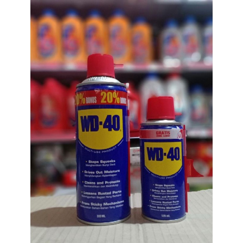 Jual WD 40 Cairan Anti Karat 333ml/277ml/120ml | Shopee Indonesia
