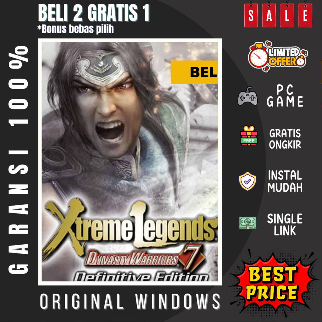 Jual DYNASTY WARRIORS 7 XTREME LEGENDS DEFINITIVE EDITION - GAME PC - GAME LAPTOP - PC GAMES ...