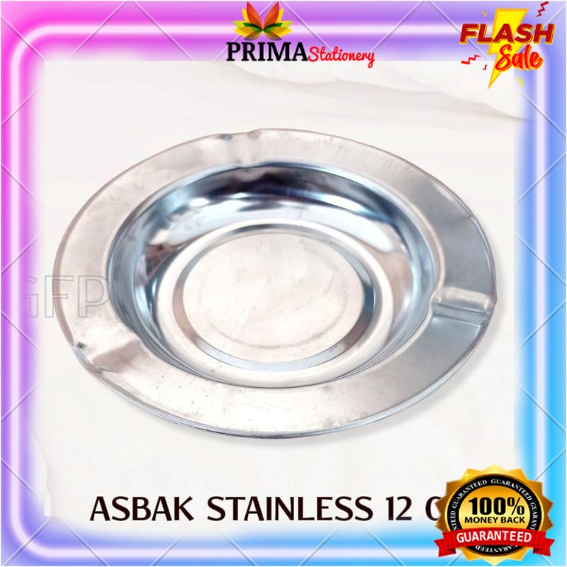 Jual Asbak Stainless Bulat 12 cm - Asbak Stainless Steel Besi Anti ...