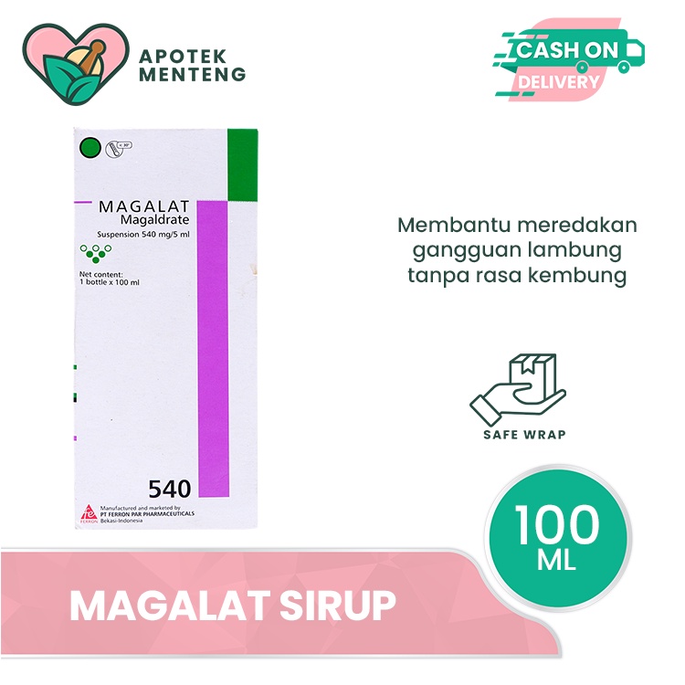 Jual Magalat Sirup 100 ml - Sirup Obat Gangguan Maag dan Asam Lambung ...