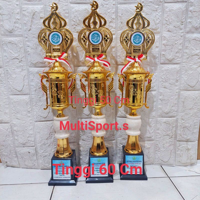 Jual TROPHY PIALA MASJID / PIALA MANASIK MARMER BESAR 60 CM | Shopee ...