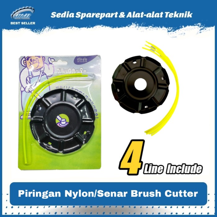 Jual Pisau Mesin Potong Rumput Model Senar / Nylon Blade Brush Cutter ...