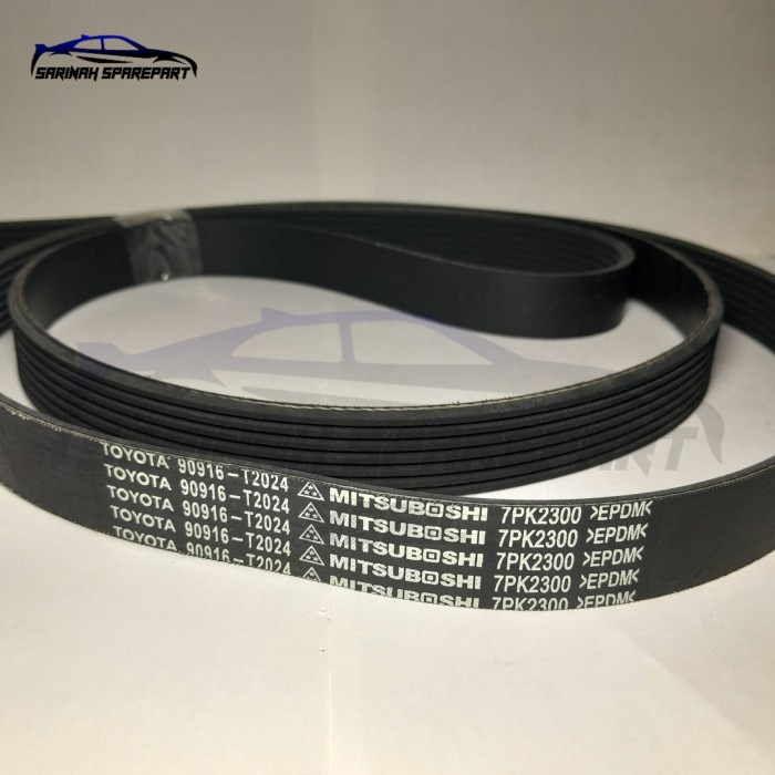 Jual Fan Belt Innova Bensin Mitsuboshi 7PK2300 90916-T2024 | Shopee ...