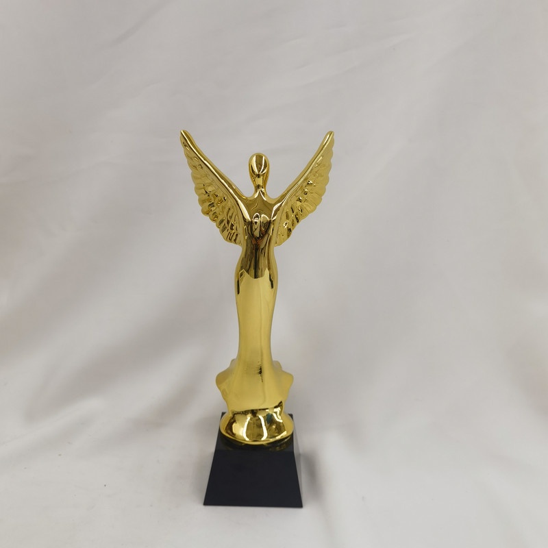 Jual Piala Resin Angel Gold Black DB-100 Trophy Piala Kejuaraan 26 CM ...
