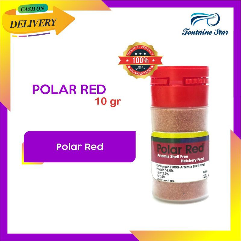 Jual Artemia Polar Red Shell Free / Artemia Decapsule(10gram) | Shopee ...