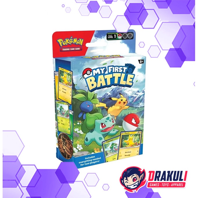 Jual TCG Pokemon My First Battle - Pikachu & Bulbasaur | Shopee Indonesia