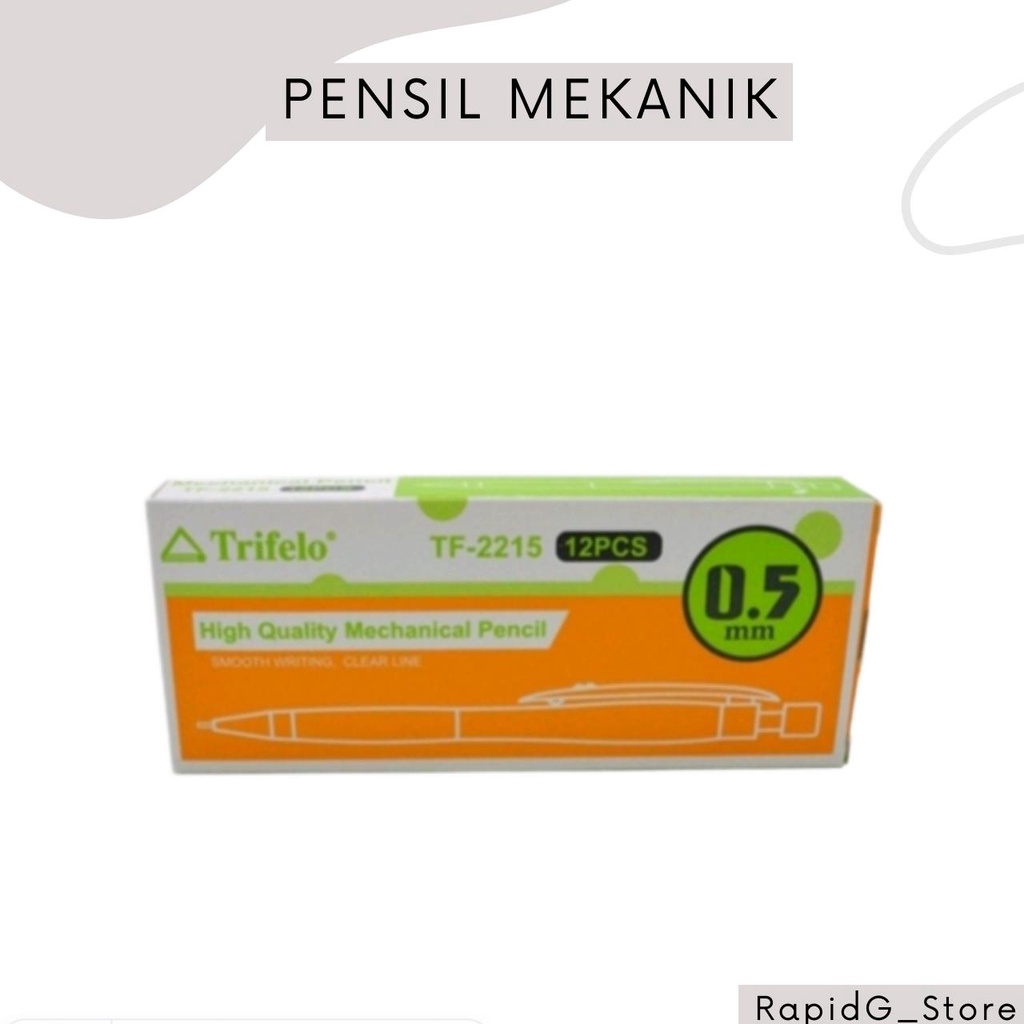 Jual Pensil Cetek Mekanik Trifello Tip 0.5 MM | Shopee Indonesia
