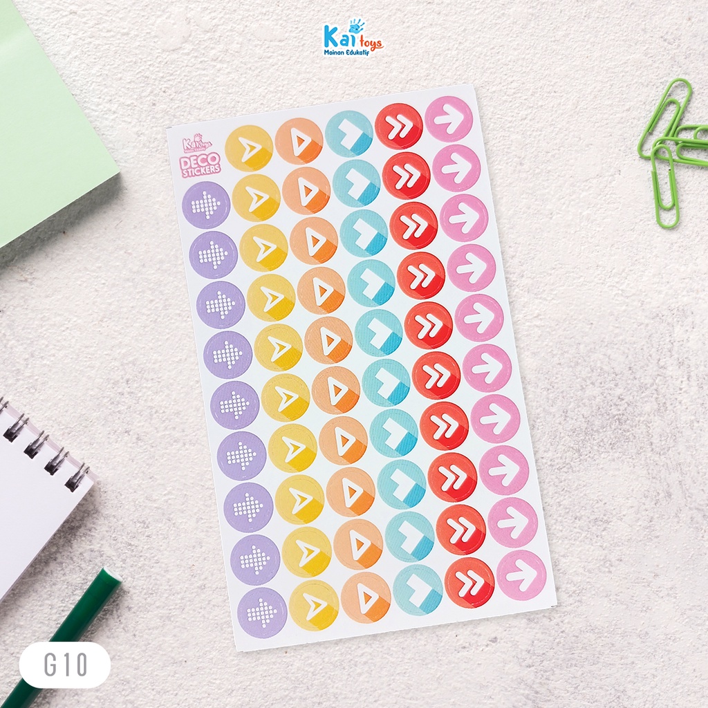 Jual Stiker Aesthetic / Sticker Deco Jurnal / Stiker Hari Bulan ...