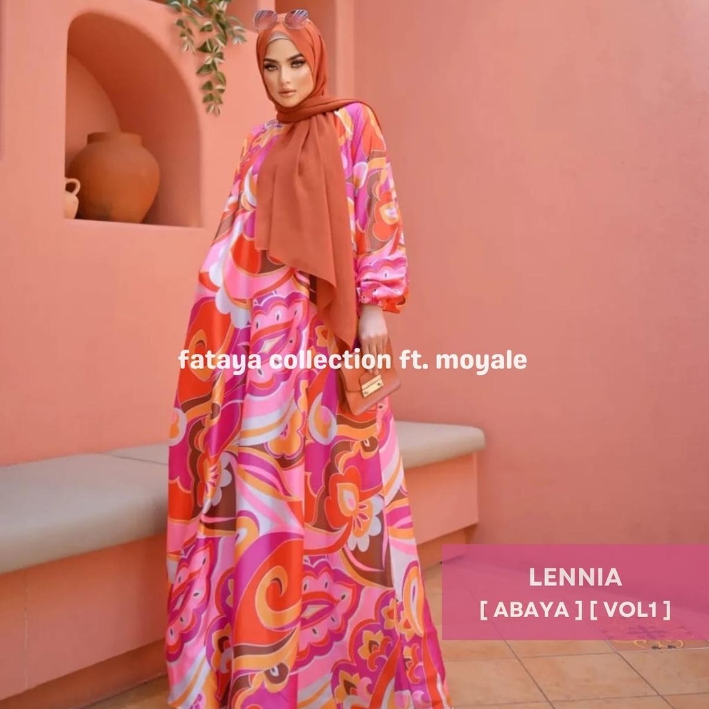 Jual Fataya Collection LENNIA Abaya Muslimah Yang Elegan dan Playful ...