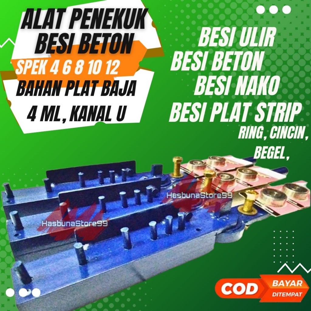 Jual [PROMO] Alat Penekuk Besi Beton 4-12mm Tekuk Besi Pembengkok Besi ...