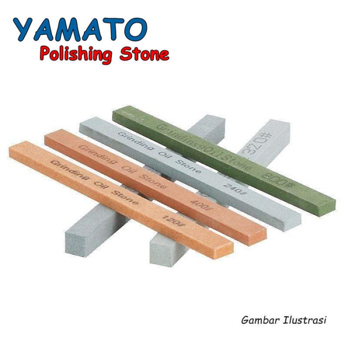 Jual Oil Stone 3x6x100 YAMATO YHF Sharpener Batu Poles Gosok Mold ...