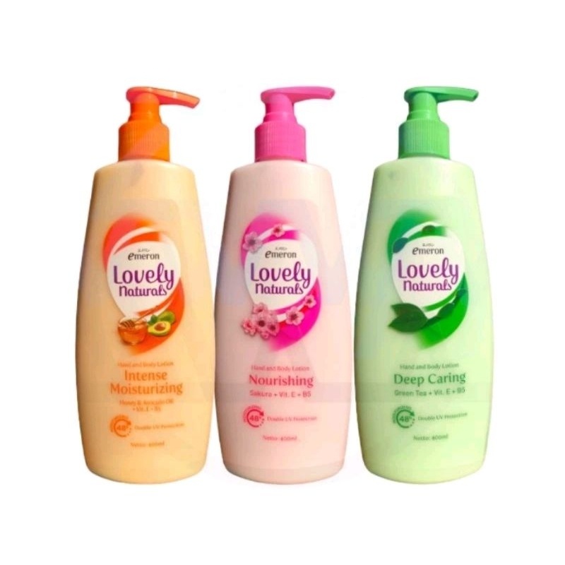 Jual EMERON Lovely Natural Pump 400ml | Shopee Indonesia