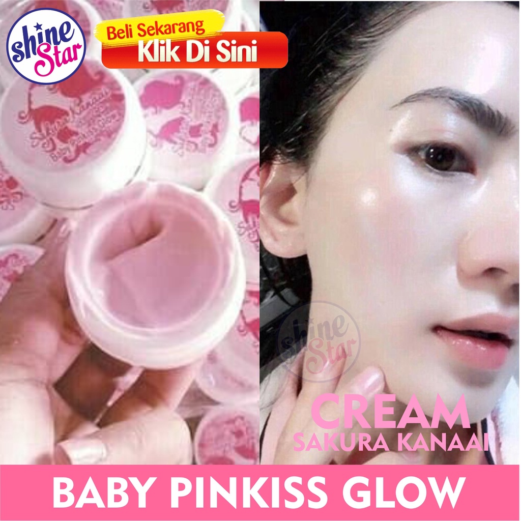 Jual Sakura Kanaai Baby Pinkiss Glow Krim Mencerahkan Wajah dan ...