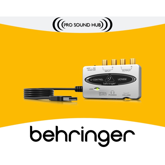 Jual Behringer UCA202 UCA 202 Soundcard USB Audio Interface 2 Channel ...