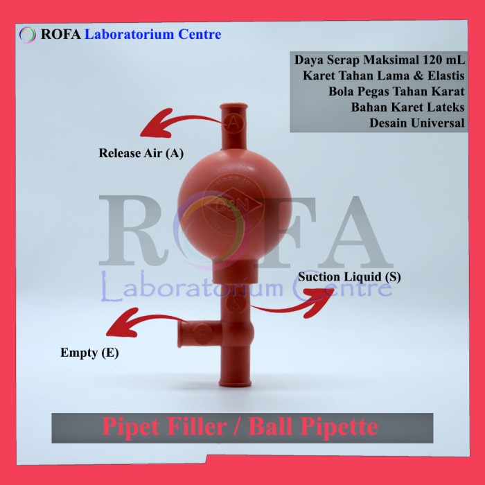Jual Pipet Filler / Bola Hisap / Pipet Ball / Rubber Bulp / Ball ...