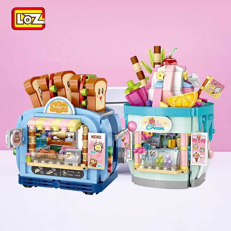 Jual VR57YA BLOCK CITY-LOZ Building Block Mainan Balok Susun Kreatif ...