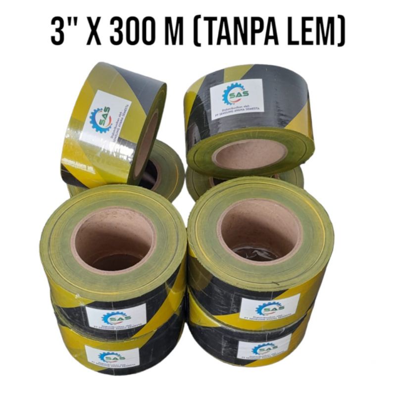 Jual police line safety line 3 x 300 meter kuat tidak mudah putus ...