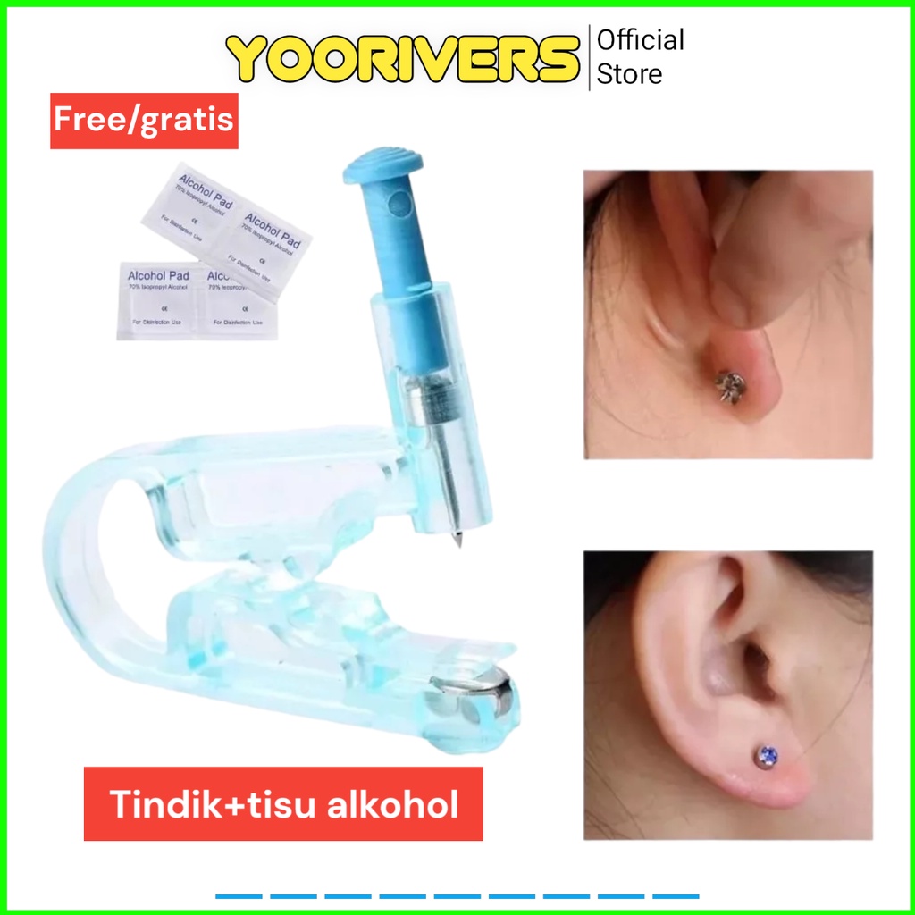 Jual Ear Piercing Tindik Telinga Steril 1x Pakai Disposeable Ear ...
