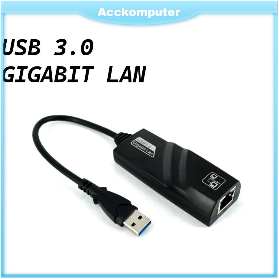 Jual (acckomputer_11) USB LAN Gigabit / USB 3.0 to LAN gigabit / USB 3. ...