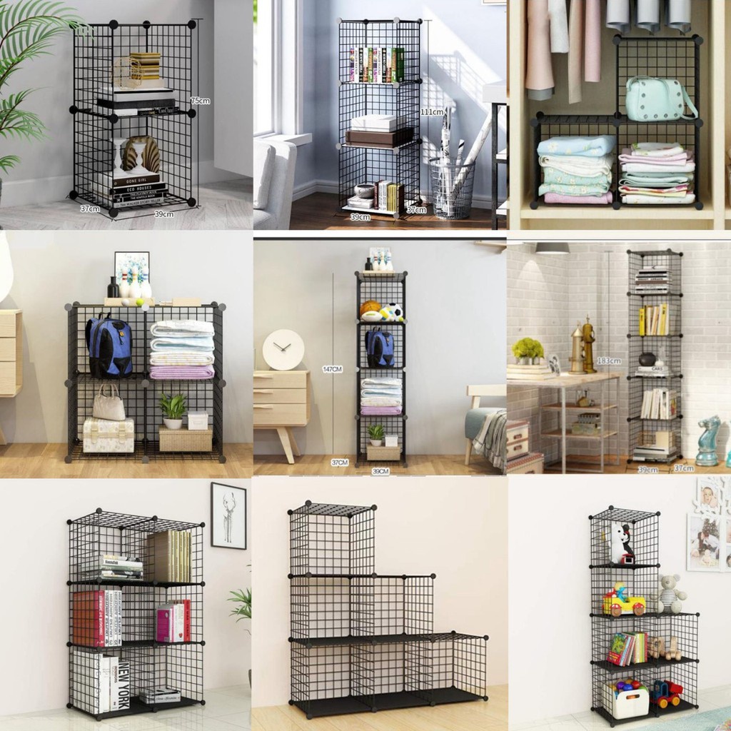 Jual Rak Besi / Rak Jaring Besi / Ukuran 35x35cm Lemari Multifunctional ...