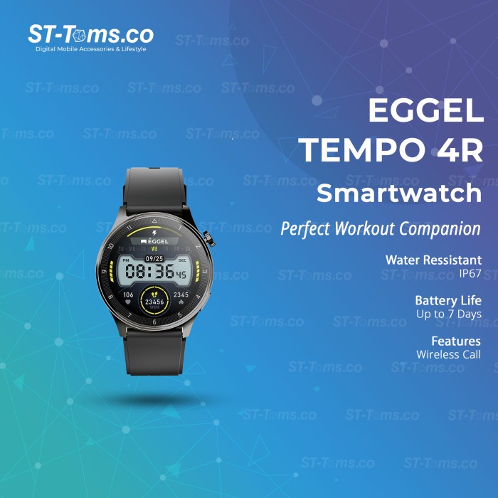 Jual Eggel Tempo 4R 4 R Wireless Call SmartWatch / Smart Watch ...