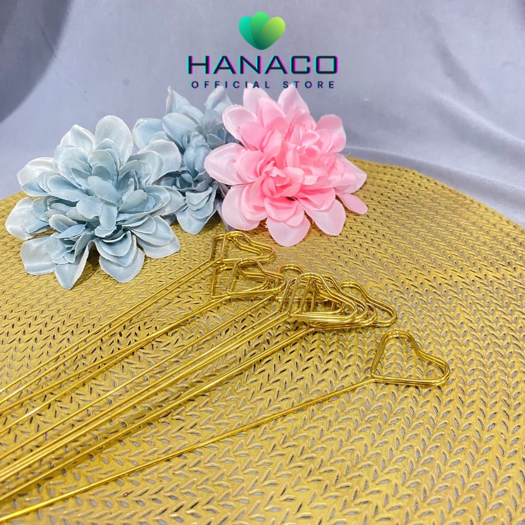 Jual HANACO - 1pc Gold Stick Card / Stick Bunga Stick Greeting cards ...