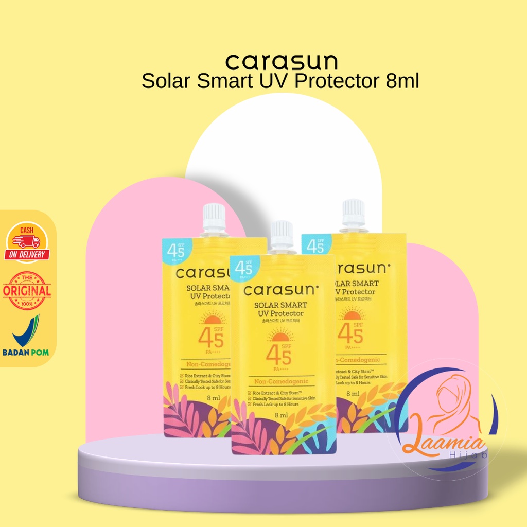 Jual Laamiahijab Carasun Solar Smart UV Protector SPF 45 PA ...