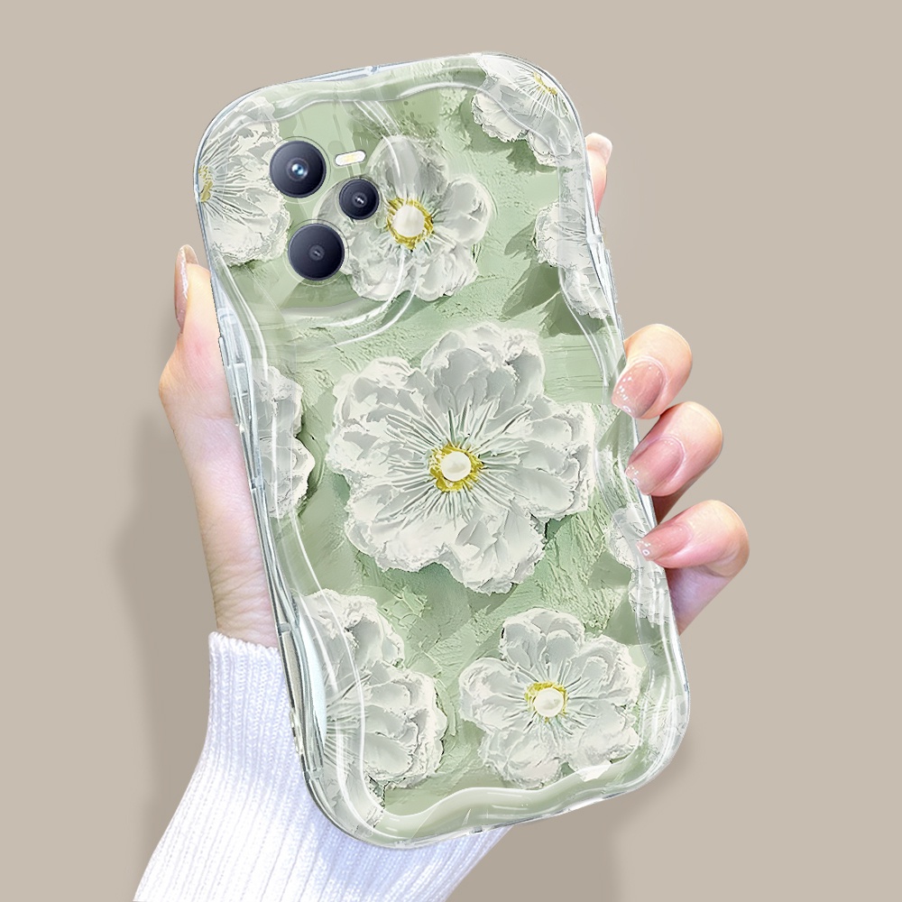 Jual Realme C35 Narzo 50A Prime Untuk Hp Casing Softcase Fresh Flowers ...