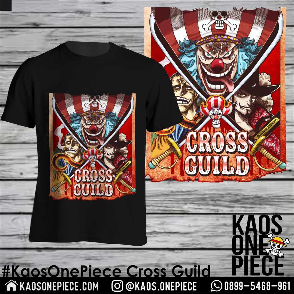 Jual Cross Guild - Buggy Mihawk Crocodile Kaos One Piece | Shopee Indonesia