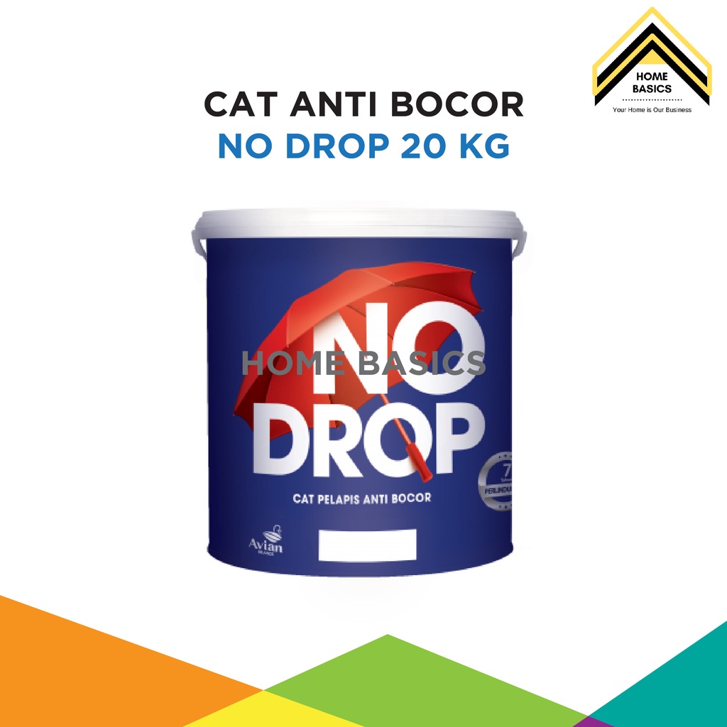 Jual Cat Tembok Anti Bocor No Drop 20 kg / Pail / Cat Waterproof | Shopee Indonesia