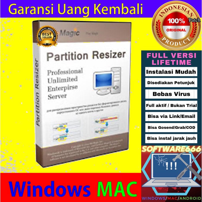 Jual Software Menambah Partisi: IM-Magic Partition Resizer 3 [WIN ...