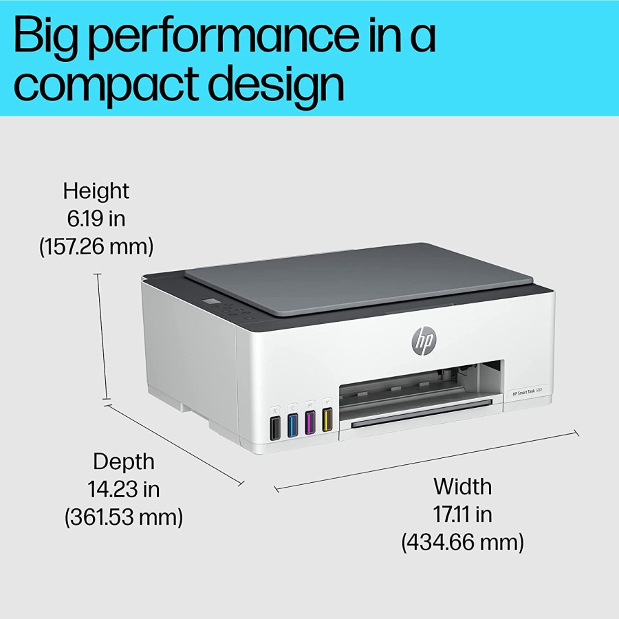 Jual HP Smart Tank 580 All-in-One Printer HP580 Print,Scan,Copy,Wifi ...