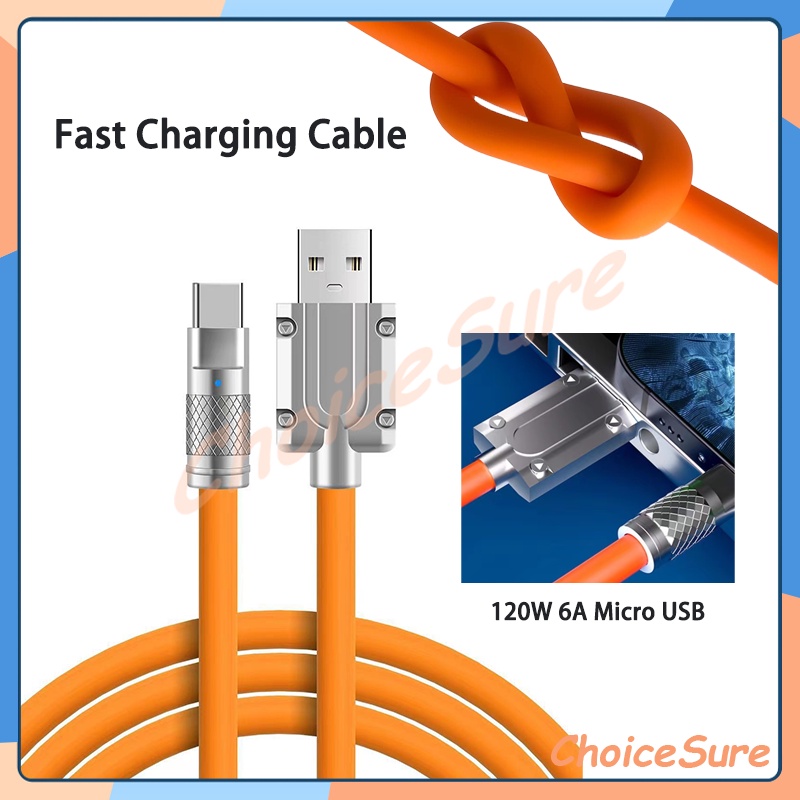 Jual 120 Watt Super Fast Charging Cable / Kabel Data Super Fast ...