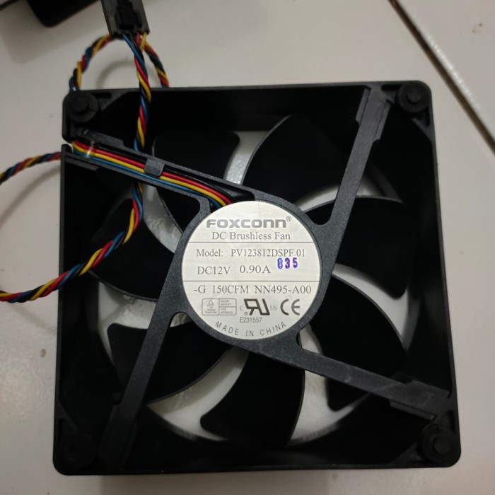 Jual Fan 12cm Foxconn 12V 0.90A PV123812DSPF01 | Shopee Indonesia
