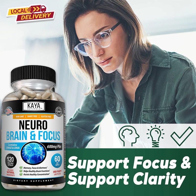 Jual 【EXP：12/2025 60/120pcs】 Nootropic Brain Support Supplement - Mental Focus Nootropic Memory ...
