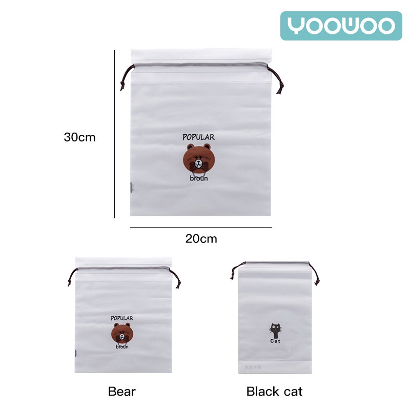 Jual YooWoo Besar Kartun Beruang tas penyimpanan perjalanan tahan air ...