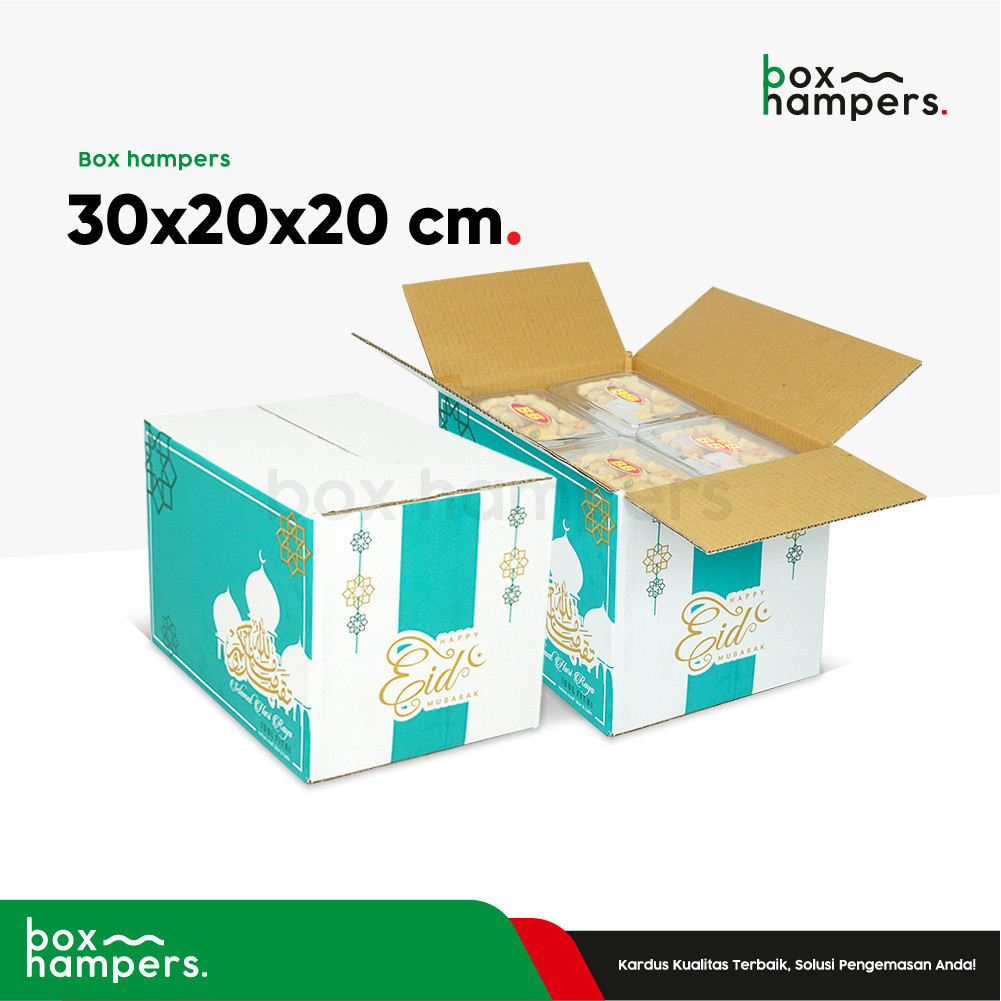 Jual Box Parcel 30x20x20 (250gr isi 16 toples kotak) Kardus/Parcel ...