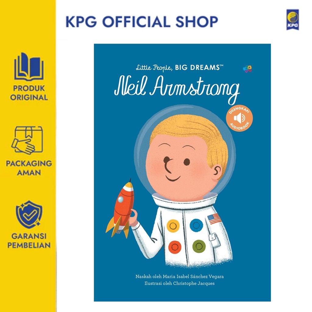 Jual KPG - Little People Big Dreams: Neil Armstrong (Maria Isabel ...