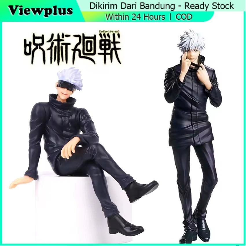 Jual Action Figure Jujutsu Kaisen Gojo Satoru Standing Sit Ver. Topper ...