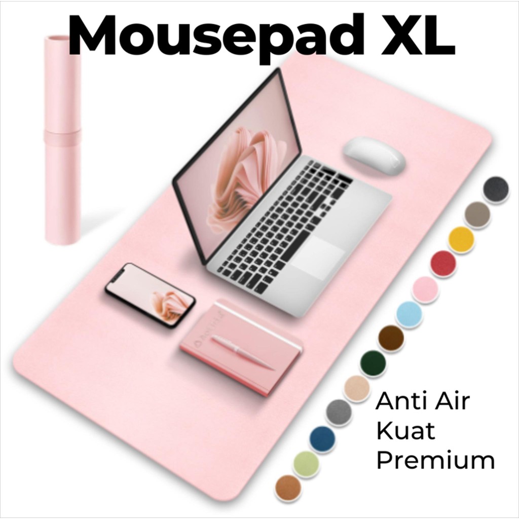 Jual Mousepad Besar Bigsize XL Deskmat Leather Mousepad Kulit Deskmat ...