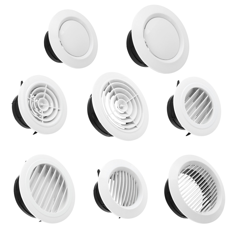 Jual 4 Types 100mm / 150mm Air Vent Ducting Ventilation Grilles Vents ...