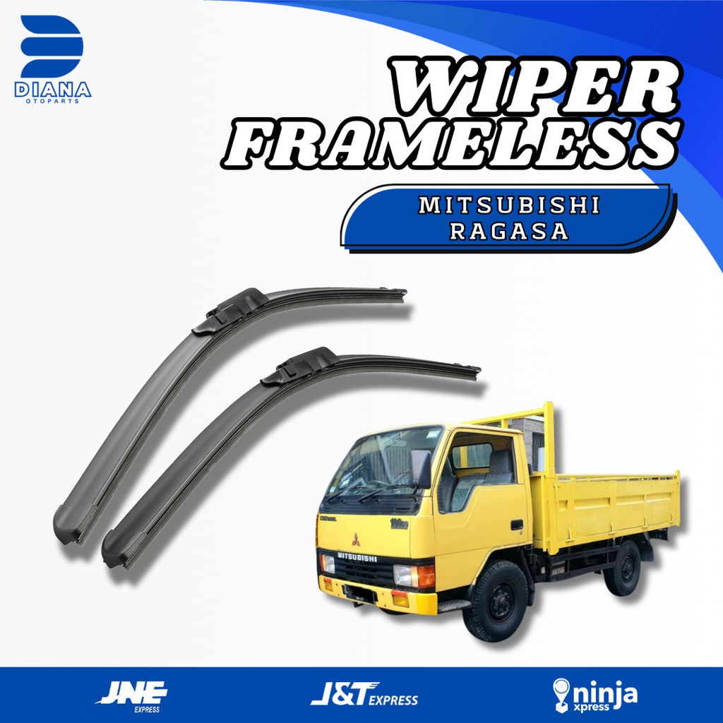 Jual Wiper Mobil Frameless Mitsubishi Truk Ragasa Frameless Sepasang ...